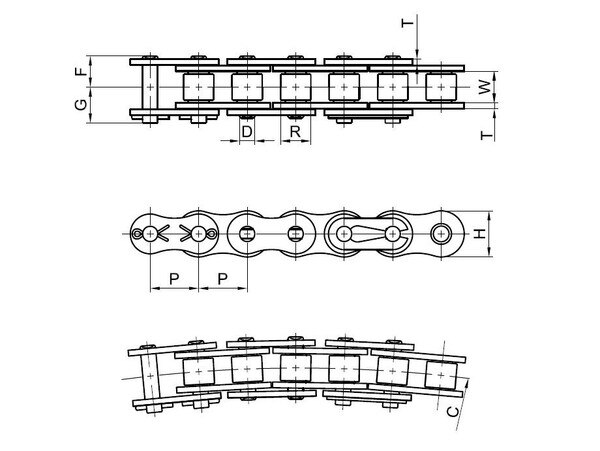 50 SIDE BOW COTT CONN LINK EACH PACK