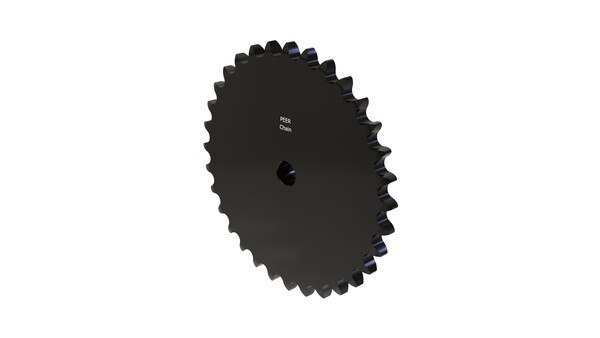50B32H 3/4" PLAIN BORE-HARDENED TEETH-BLACK OXIDE