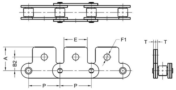C2042 SA-1 ROLLER LINK
